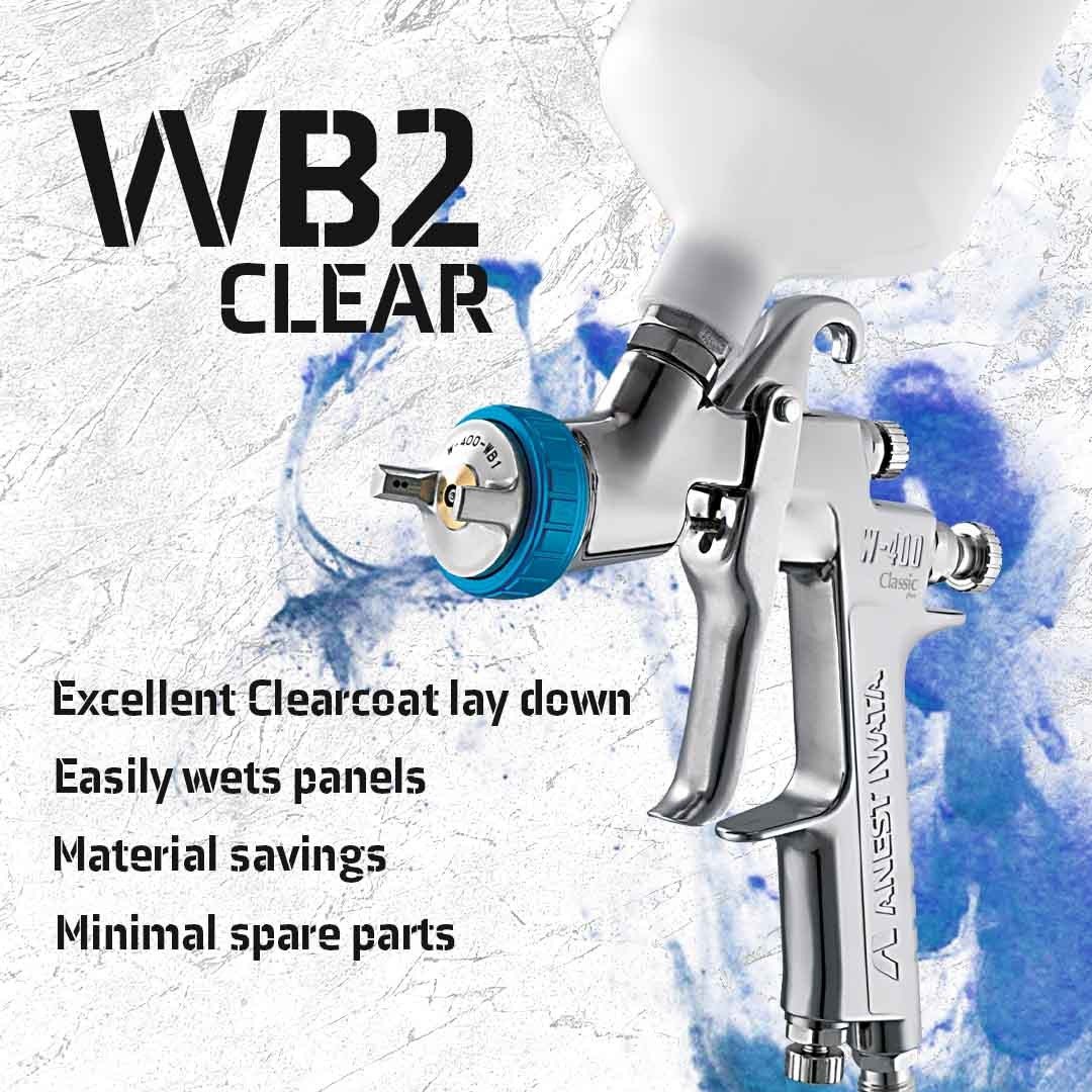 Iwata W400 WB2 ClassicPlus (13241416P) - Clearcoat 1.3mm - Refinish Hub