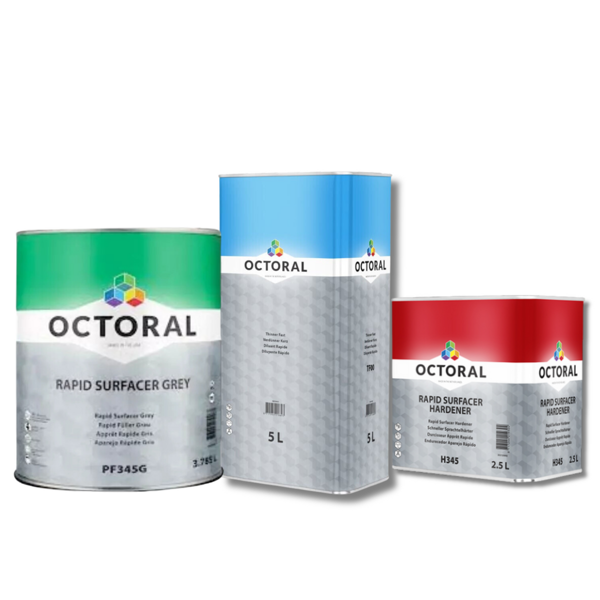 Octoral PF345 - Rapid Surfacer Kit - Refinish Hub