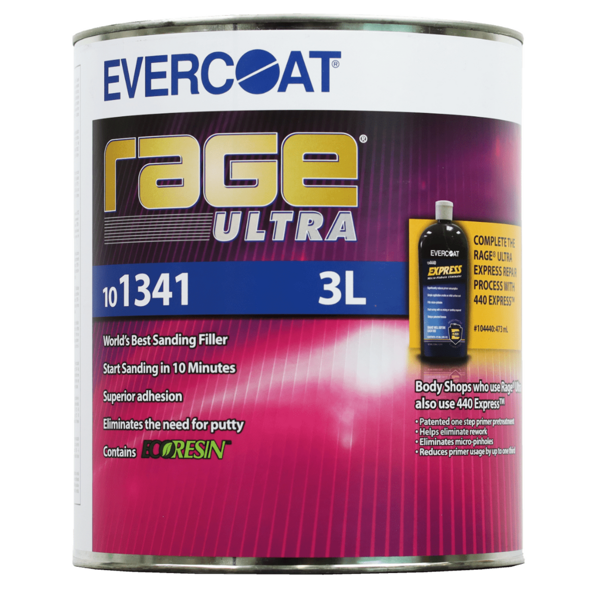Evercoat Rage Ultra Filler - 101341 - 3 Litre - Refinish Hub