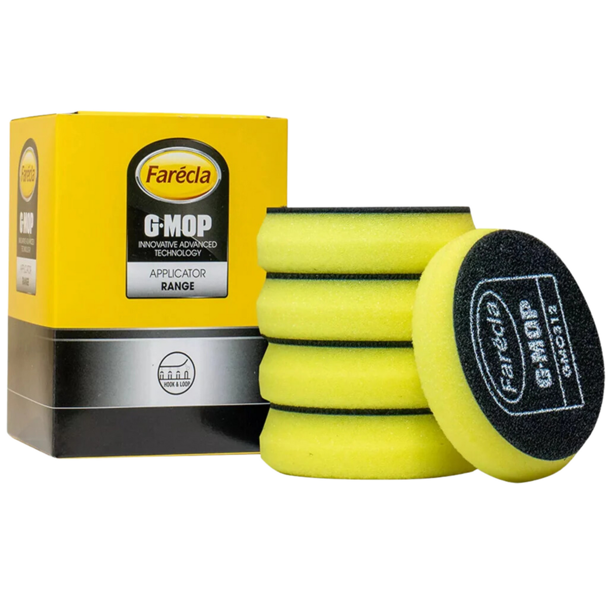 Farecla GMC312- GMop 3" 75mm Yellow Compounding Foams (5pk) - Refinish Hub