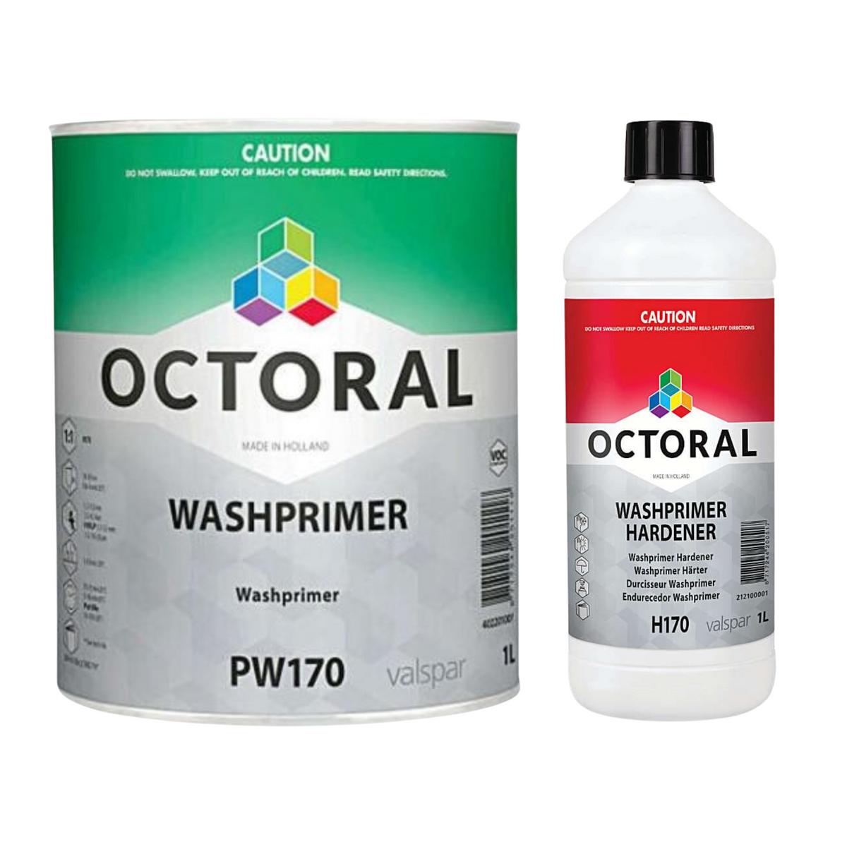 Octoral PW170 / H170 Washprimer *2 Litre KIT* - Refinish Hub
