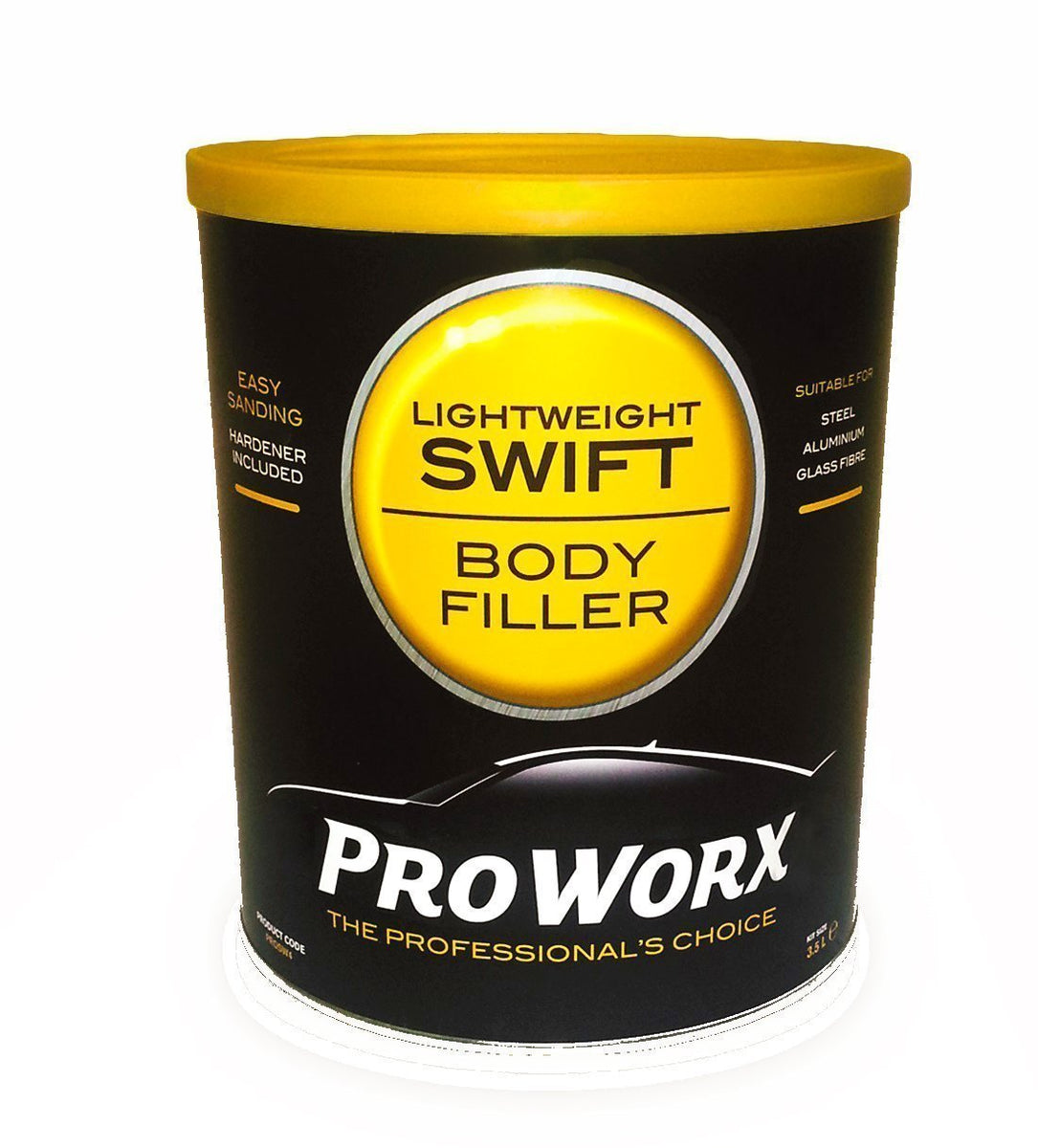 Proworx Swift Car Body Filler - 3.5L - Refinish Hub