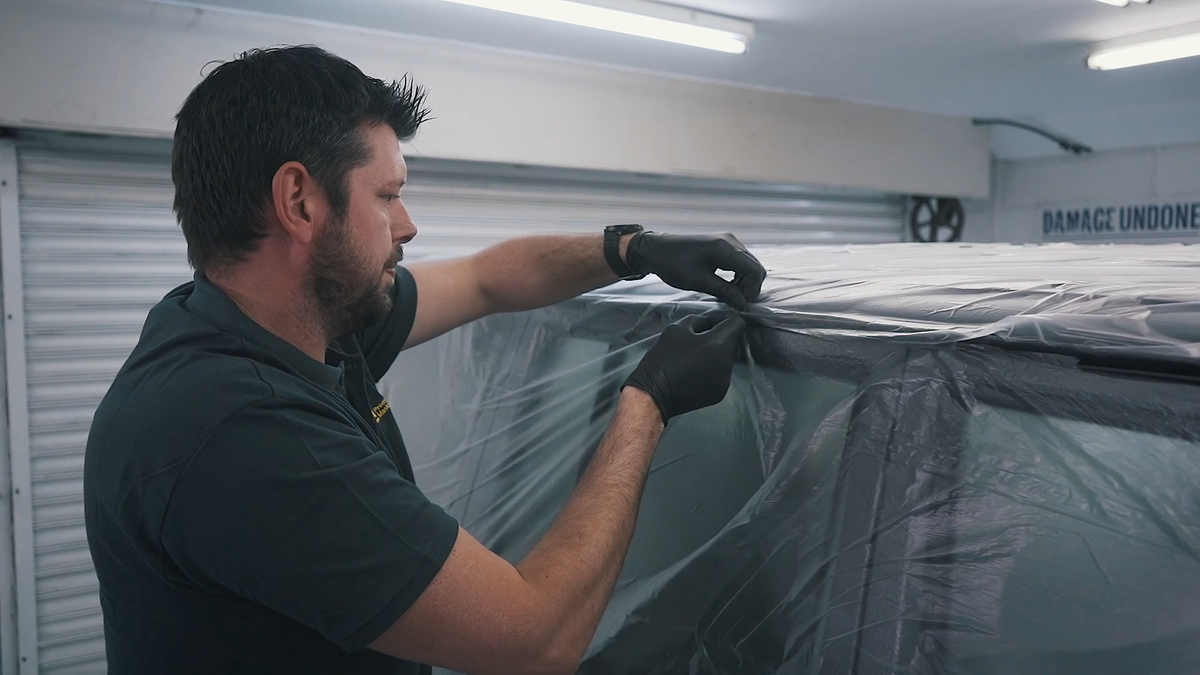 Q1 Premium Protective Masking Film - 6m x 110m - Refinish Hub